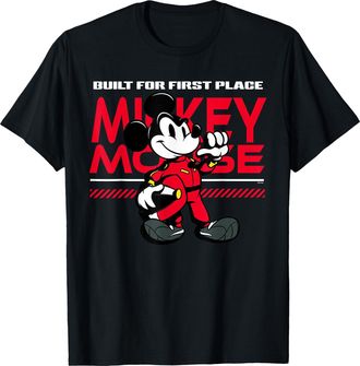 Disney Racing Mickey Mouse Race Driver Built for 1st Place T-Shirt