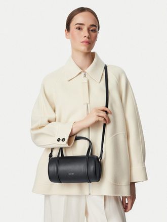 Calvin Klein Handtasche Calvin Klein Foil Logo Small Duffle Bag LV04F3663G Schwarz