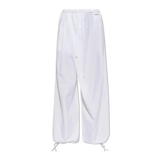 Marni Femme, Pantalons, Blanc, Taille: 40 FR Poplin Drawstring Pantalons