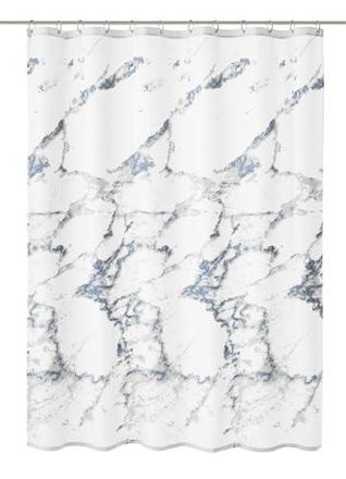 Kleine Wolke Marble Duschvorhang TXT Anthrazit, 240x180 cm