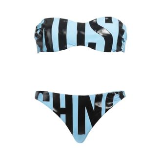 Moschino Femme, Maillots de bain, Multicolore, Taille: 42 FR Bikini 2 Pezzi a Fascia Logo