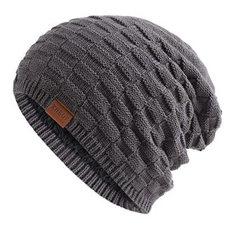Generic Chapeau tricot&eacute; en laine chaude faite &agrave; la main pour femme - Coupe-vent - Pour lhiver, GY1., Taille unique