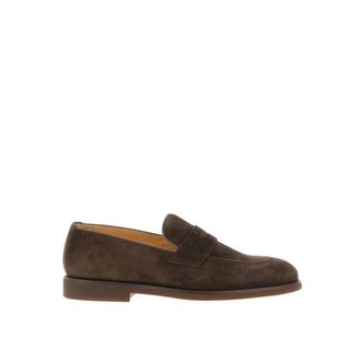 Brunello Cucinelli Elegante Leder Loafer - - Shoes - Herren - Braun - 42 EU