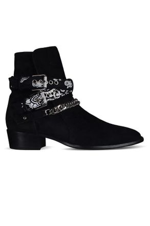 Amiri Stiefel - Boots Bandana Buckle - Gr. 40 (EU) - in Schwarz - f&uuml;r Damen