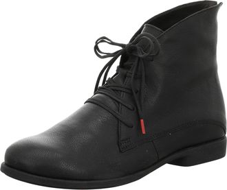 Think Damen Agrat Chromfrei Gegerbte Leicht Gefütterte Stiefelette, 0000 Schwarz, 37.5 EU