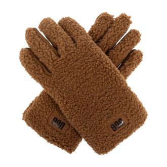 UGG Ugg, Homme, Accessoires, Brun, Taille: XL Gants en fausse fourrure