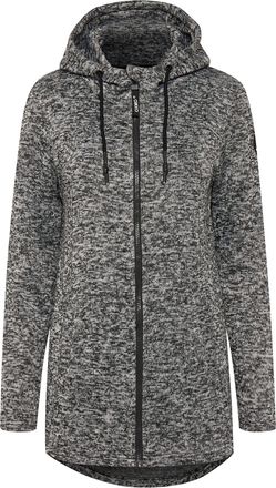Oxmo Kaira Damen Fleecejacke Sweatjacke Jacke, Gr&ouml;&szlig;e:M, Farbe:Black (194007)