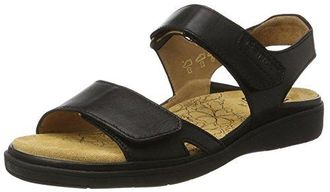 Ganter Gina-g, Sandales Compens&eacute;es, femme, noir, 36 EU