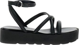 Gianvito Rossi Femme, Chaussures, Noir, Taille: 39 EU Flatform Sandal