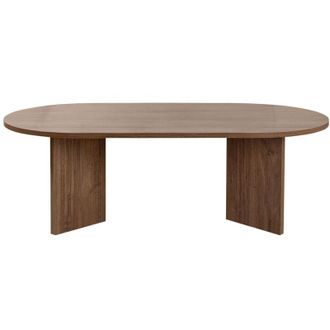 Hanah Home Table basse en bois Sable - 60 x 119 x 40 cm - Noyer