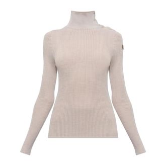 Moncler Damen, Strickwaren, Beige, LGr&ouml;&szlig;e