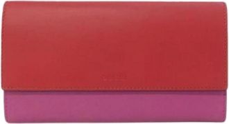 Gucci Portefeuille long bi-pli en cuir Pre-owned - Femme - Pre-owned - Multicolore - Taille: ONE Size