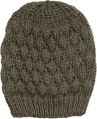 styleBREAKER Bonnet en Tricot pour Femmes avec Motif de Bulles, uni pour lhiver, Bonnet en Tricot avec Motif de framboises 04024193, Couleur:Olive
