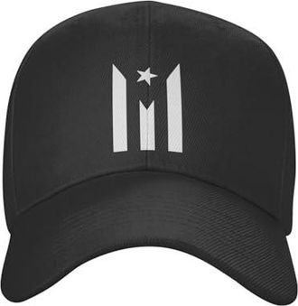 Generic Sun Protection Casquettes Porto Rico Resiste Boricua Flag Casquette R&eacute;glable Casquette Trucker Anti-Soleil Sunhat pour Festivals Voyage Jogging