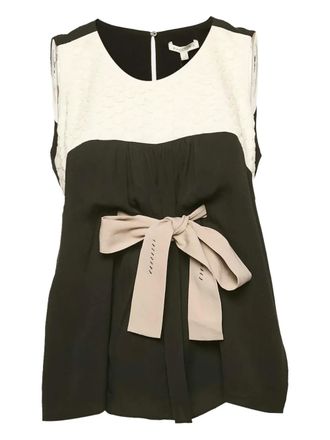 Paule Ka blouse à détail de noeud - Noir