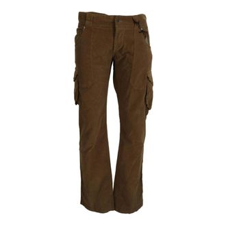 Ermanno Scervino Cord Cargo Hose - - Trousers - Herren - Braun - S