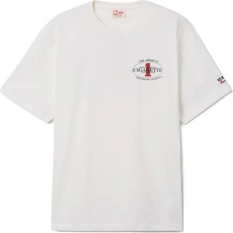 MC2 Saint Barth Homme, Tops, Blanc, Taille: 2XL Portland Man Cotton T-Shirt