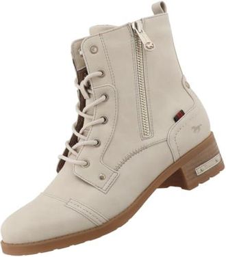 Mustang Jeans Bottines pour femme, cr&egrave;me, 38 EU