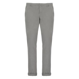 Dondup Graue Baumwollhose mit Taschen - - Trousers - Herren - Grau - W34