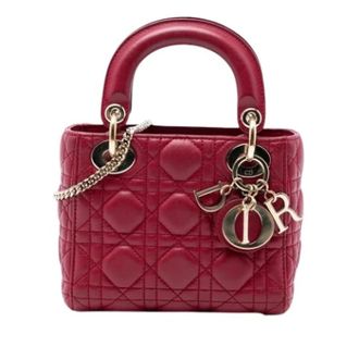 Dior Pre-owned Mini Lady - - Pre-owned - Damen - Rot - ONE SIZE