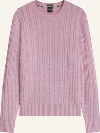 HUGO BOSS Pullover H-Furlan Regular Fit pink