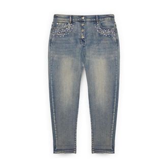 Fiorella Rubino Damen, Jeans, Blau, 6XLGr&ouml;&szlig;e