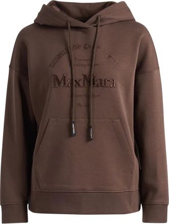 Max Mara Femme, Sweatshirts et sweats &agrave; capuche, Brun, Taille: 40 FR Smmandrea SweaT-shirt