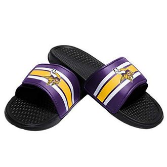 Foco NFL pour homme - Legacy Velcro Sport Slide, Homme, Legacy Velcro Sport Slide, Minnesota Vikings, Large