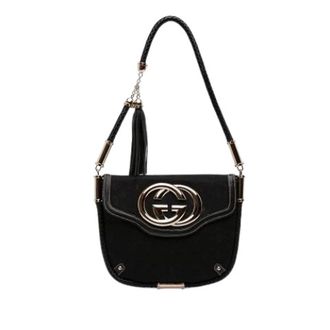 Gucci Pre-owned Britt Sac Bandouli&egrave;re - Femme - Pre-owned - Noir - Taille: ONE Size
