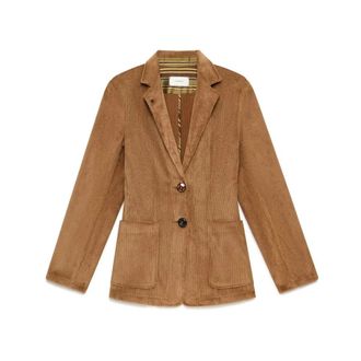 Maliparmi Cord-Samt-Blazer - - Jackets - Damen - Braun - 2XL