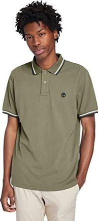 Timberland Mens slim polo shirt with contrasting piping - Size S