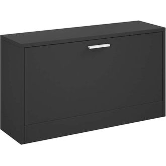 vidaXL Schuhbank Schwarz 80x24x45 cm Holzwerkstoff Vidaxl
