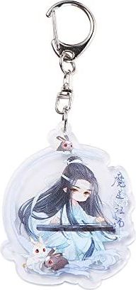 Generic Porte-cl&eacute;s Dao Zu Shi Anime Wei Wuxian Lan Wangji double face en acrylique, porte-cl&eacute;s de personnage, accessoire de cosplay mignon de dessin anim&eacute; - 8
