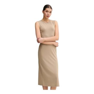 Marc O'Polo Robe midi en jersey - Femme - Robes - Vert - Taille: 38 FR