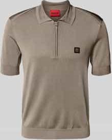 HUGO BOSS Regular Fit Poloshirt aus Viskose-Mix Modell SAYFONG-4