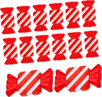 Garneck 20st&uuml;cke H&auml;ngender Weihnachtsbaumschmuck Mit S&uuml;&szlig;igkeiten Kleine Plastikbonbons Christbaumschmuck S&uuml;&szlig;igkeiten-anh&auml;nger Weihnachtsschmuck K&uuml;nstliche Bon