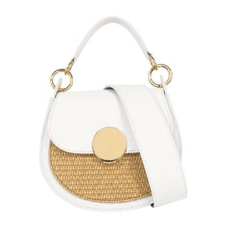 Le Parmentier Sac &agrave; main Yucca Soho en raphia avec poign&eacute;e sup&eacute;rieure - Femme - Sacs - Multicolore - Taille: ONE Size