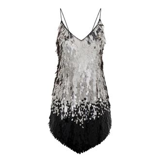 Philipp Plein Backless Mini Dress Paillettes - - Dresses - Damen - Schwarzk - S
