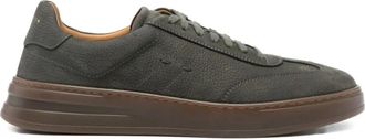Henderson Homme, Chaussures, Gris, Taille: 40 1/2 EU Panther Cerf Baskets en Cuir