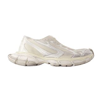 Balenciaga Unisex Slip-On Synthetic Sneaker Beige
