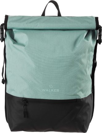 Walker 42139-244 - Lifestyle Roll-Up Rucksack Mika Malibu mit Hauptfach, Laptopfach, ergonomischer R&uuml;ckenpolsterung, Steckschlie&szlig;en, wasserabweisend, ca. 21 