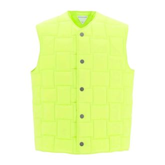 Bottega Veneta Gesteppte- perforierte Weste - - Jackets - Herren - Gr&uuml;n - M