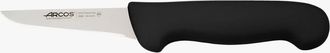 Arcos Profi-Ausbeinmesser - Edelstahlklinge NITRUM 100 mm - Schwarzer Polypropylen-Griff - Perfekt zum Entbeinen von Fleisch - Serie 2900