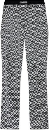 Tom Ford Homme, V&ecirc;tements de nuit et de d&eacute;tente, Noir, Taille: S Bas de Pyjama Imprim&eacute;