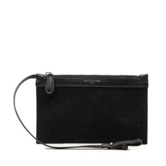 Balenciaga Pochette en toile Pre-owned - Femme - Pre-owned - Noir - Taille: ONE Size