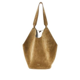 Khaite Petit sac cabas Lotus - Femme - Sacs - Brun - Taille: ONE Size