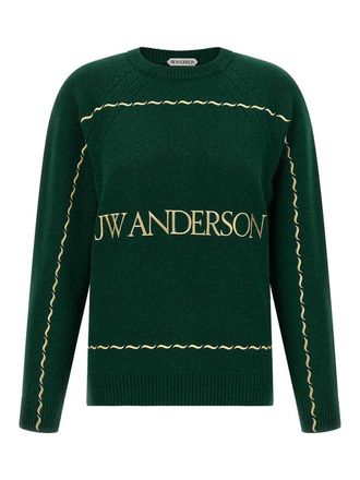 J.W.Anderson J. W. Anderson Pull Col Rond - Vert