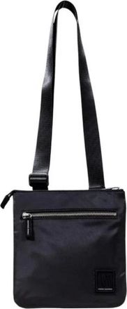 A|X Armani Exchange Homme, Sacs, Noir, Taille: ONE Size Logo Patch Flat Messenger Bag