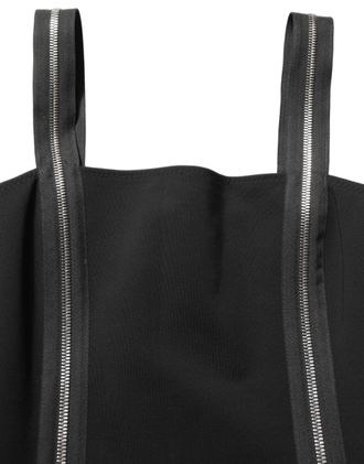 Dolce & Gabbana Womens Black Sleeveless Front Zipper Midi Dress Viscose Nylon Elastane