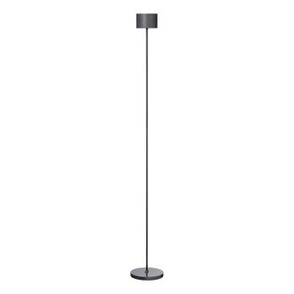 Blomus Mobile LED-Stehleuchte -FAROL FLOOR- Stehlampe Dimmbar Akku Dimmbar Wiederaufladbar Kabellos (Gunmetal)